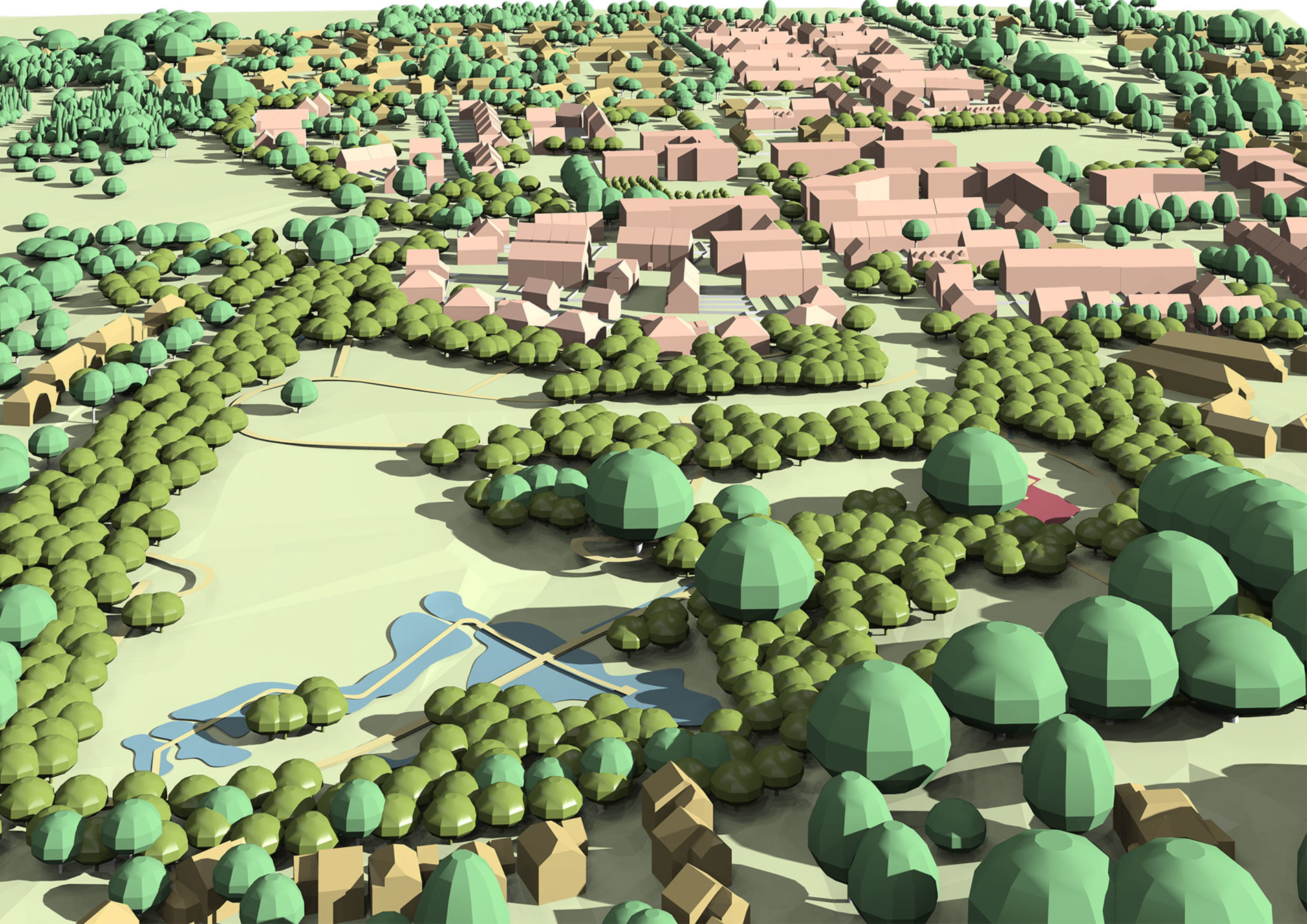 Howe Barracks residential and landscape masterplan. — Rummey design